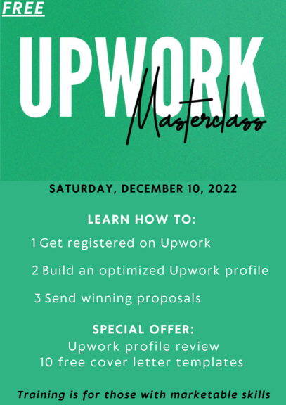 Free Upwork Masterclass