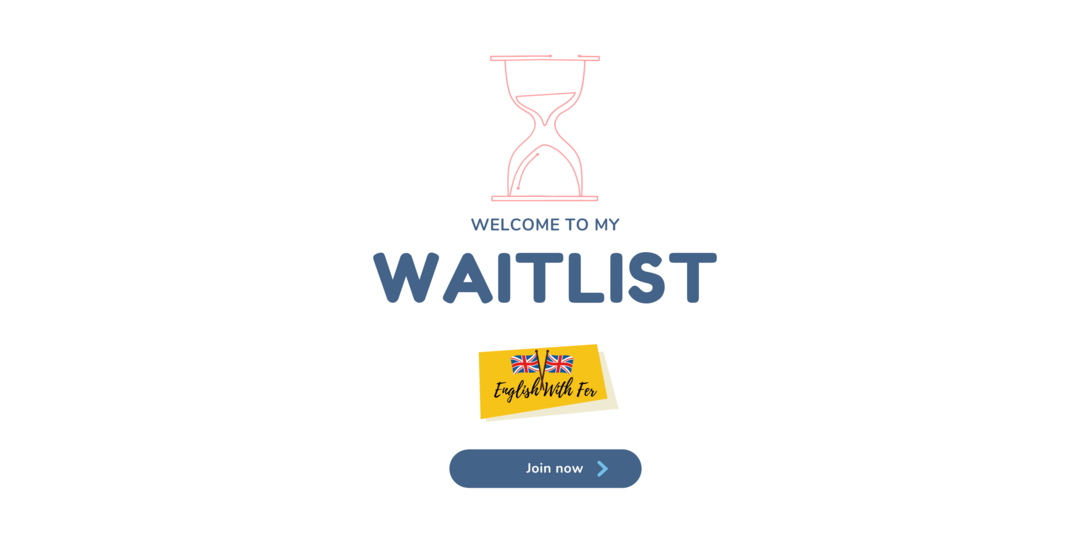 English with Fer - One-on-One Waitlist