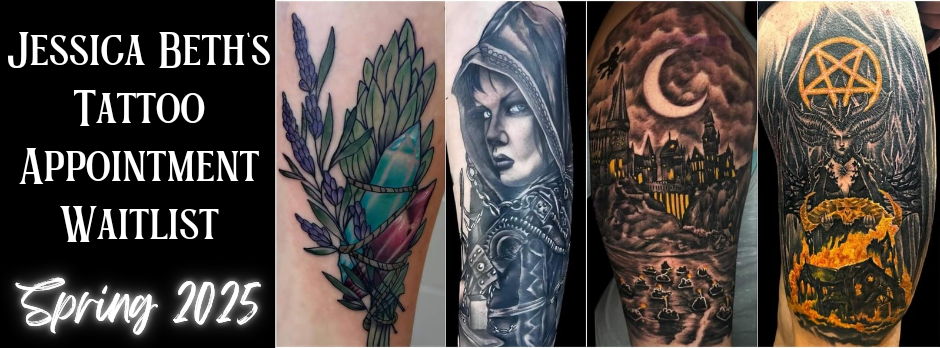 Jessica Beth's Tattoo Appointment Waitlist [SPRING 2025]
