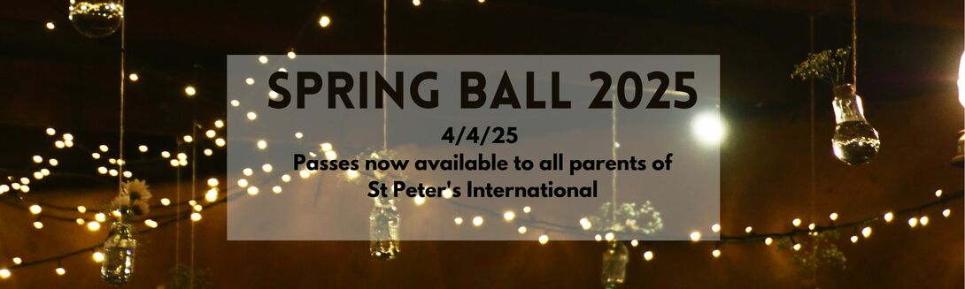 St Peter's Spring Ball 2025