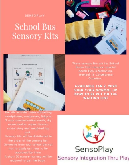 SensoPlay School Bus Sensory Kits